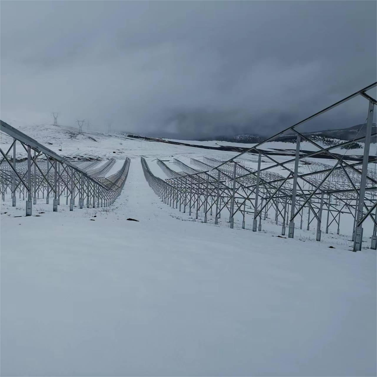 GQ-F Fixed Mounting System Fishery PV Bracket Hot Dip Galvanizing And ...